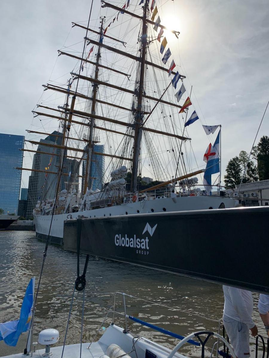 Globalsat Argentina and the Fortuna III sail at full speed with Iridium ...