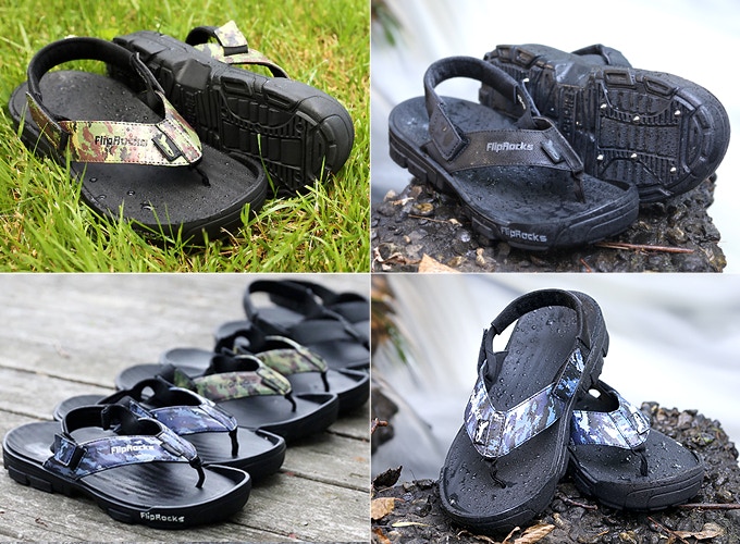 FlipRocks - Extreme flip-flops with interchangeable soles promote ...
