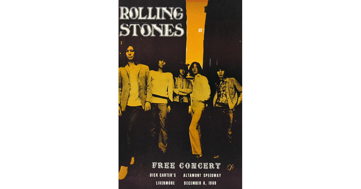 $7,000 Reward Announced for Rolling Stones Altamont Speedway 12/6/69 ...