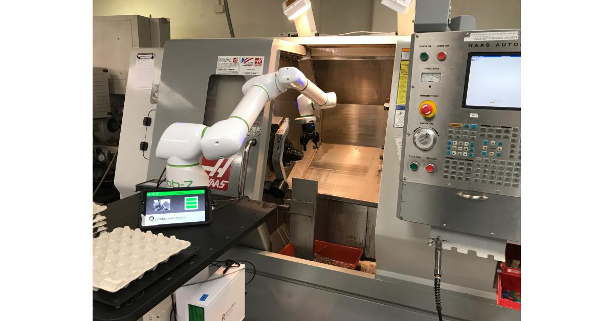 Productive Robotics' American-made OB7 Cobots Automate Palletizing ...