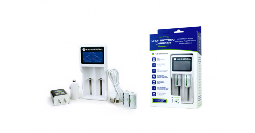 K2 Energy Solutions, Inc. ("K2") announces a New Li-ion Battery Charger.
