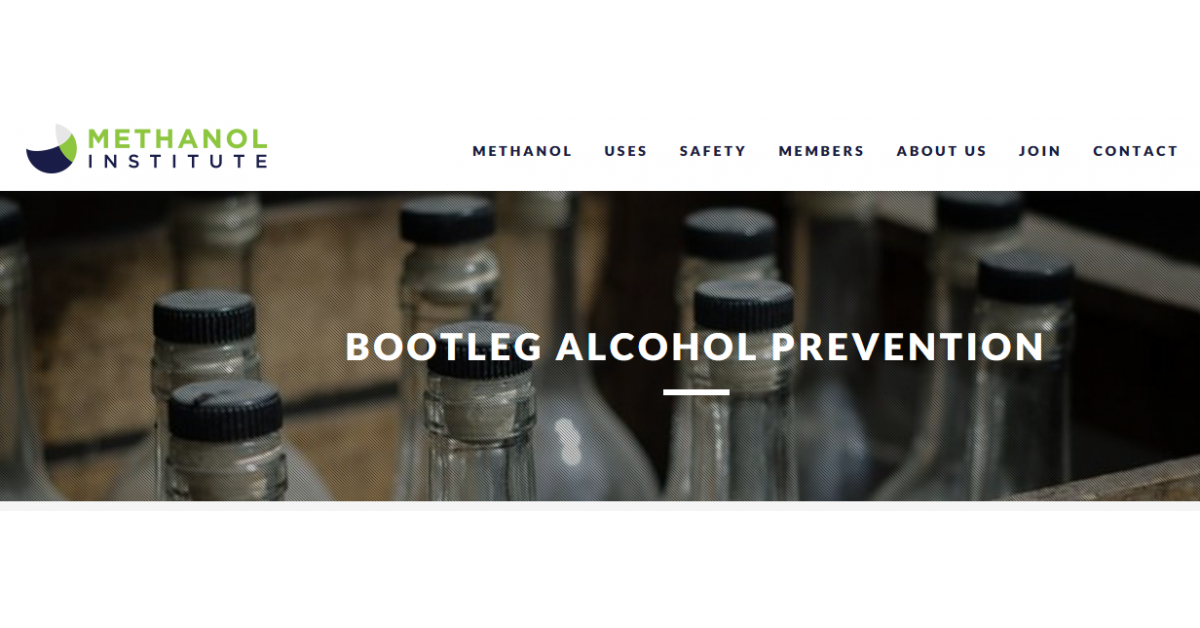 Methanol Institute’s Commitment to Bootleg Alcohol Prevention