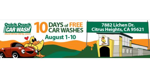 Quick Quack Car Wash Celebrates Grand Opening of New Citrus Heights ...