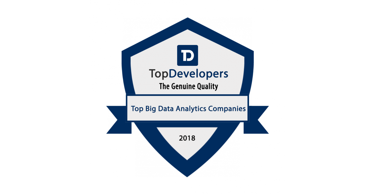 TopDevelopers announces the Top 15 Big Data Analytics Companies of 2018