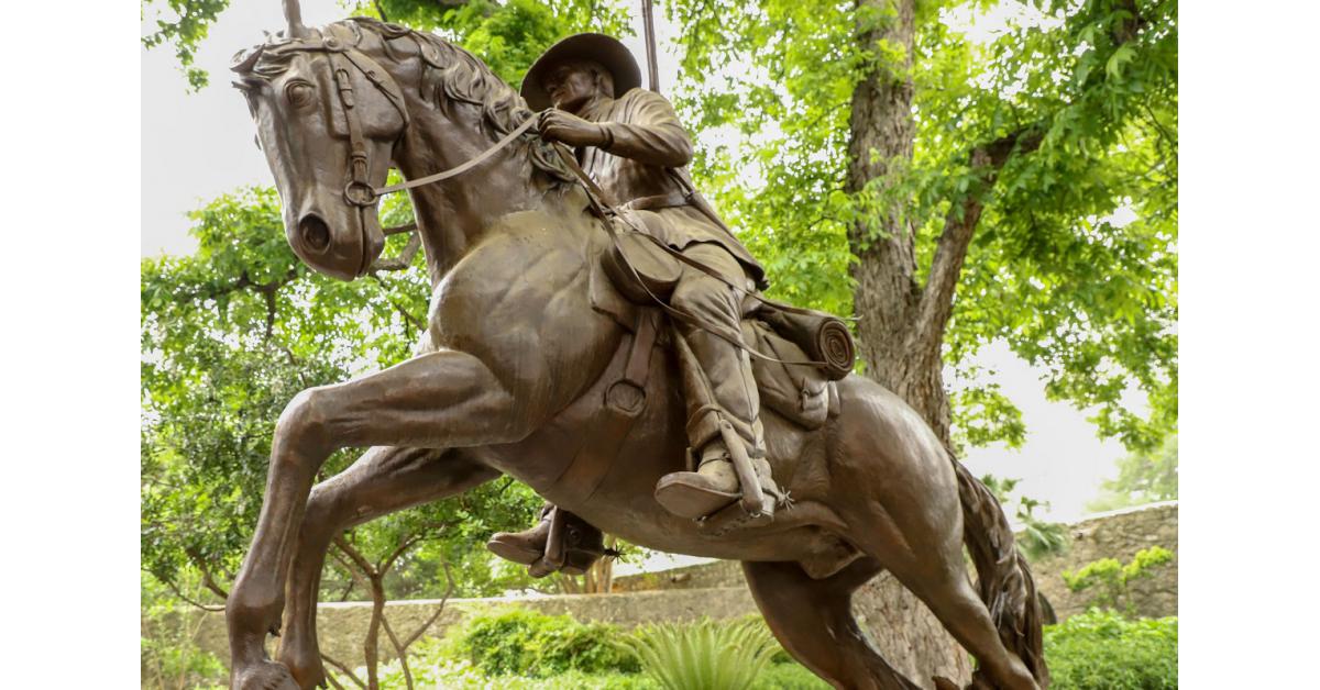 New Monumental Bronze Sculpture placed at the Alamo San Antonio, Texas