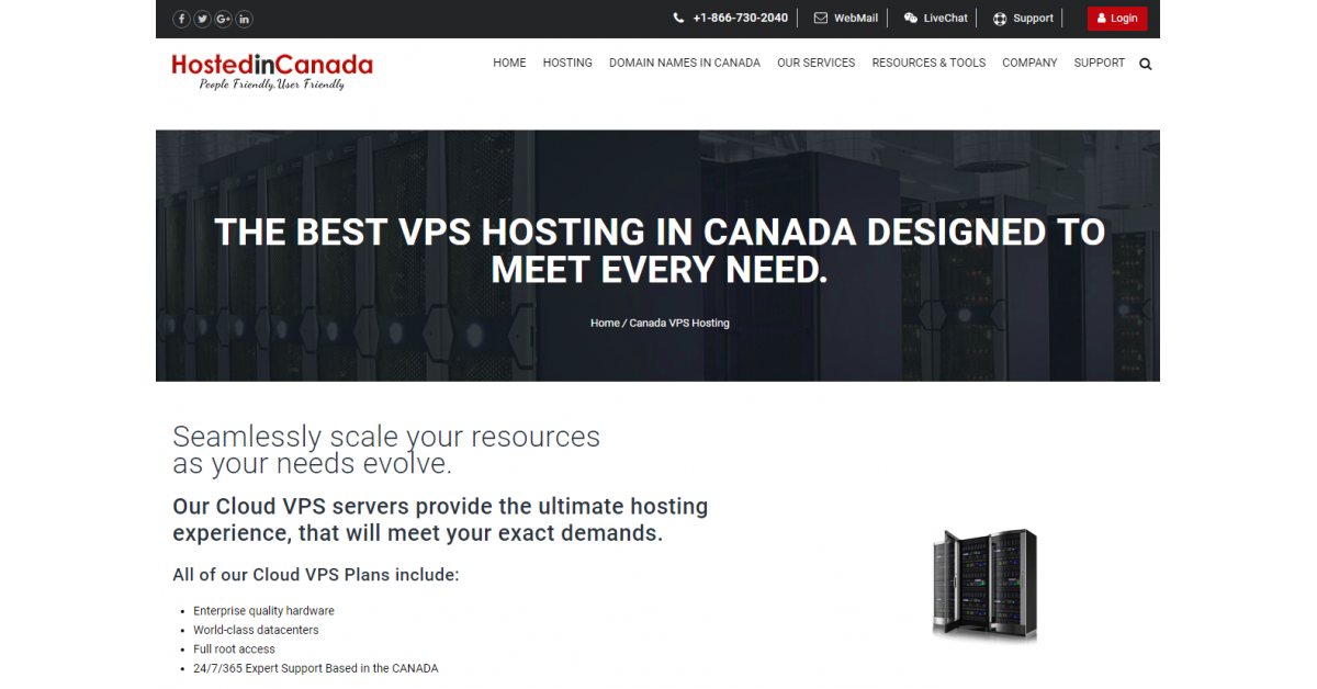 New Canadian VPS hosting offers by HostedinCanada.com