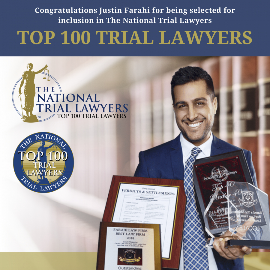 Personal Injury Attorney Justin Farahi named as Top 100 Trial Lawyers ...