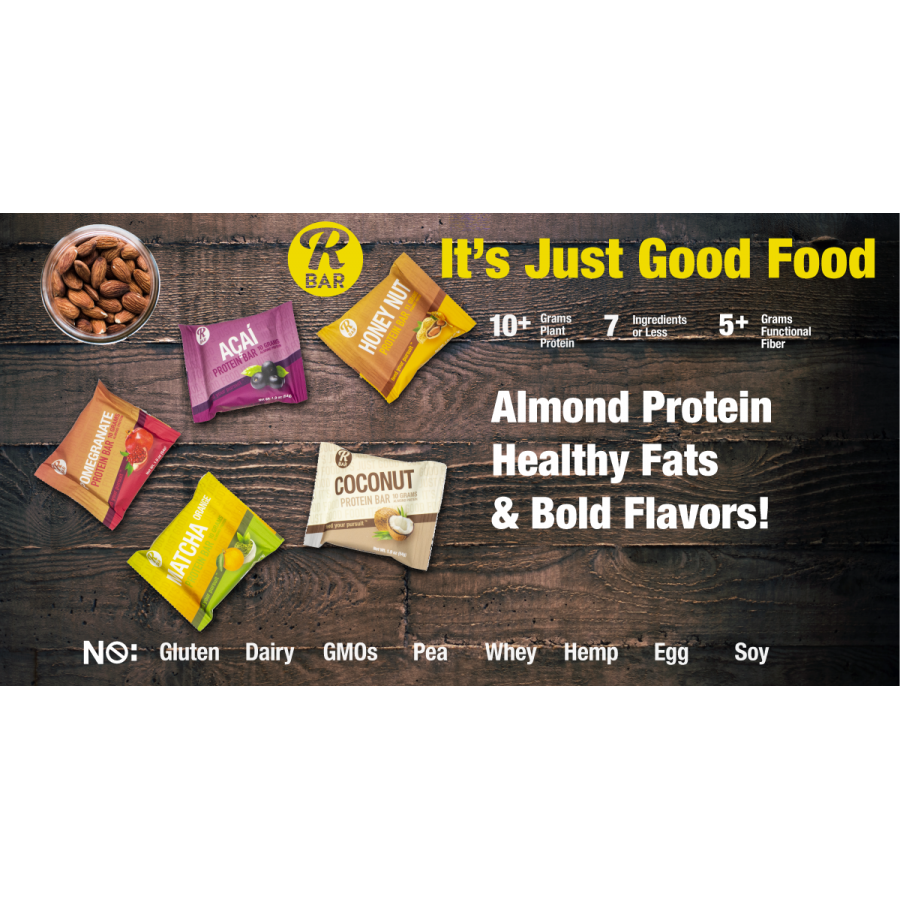 RBar Energy First to Launch New Protein Bar Featuring Almond Protein