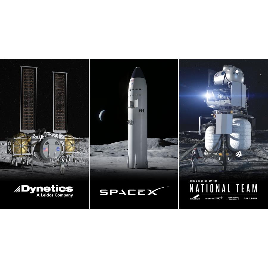 NASA Announces Three Commercial Suppliers for New Lunar Lander