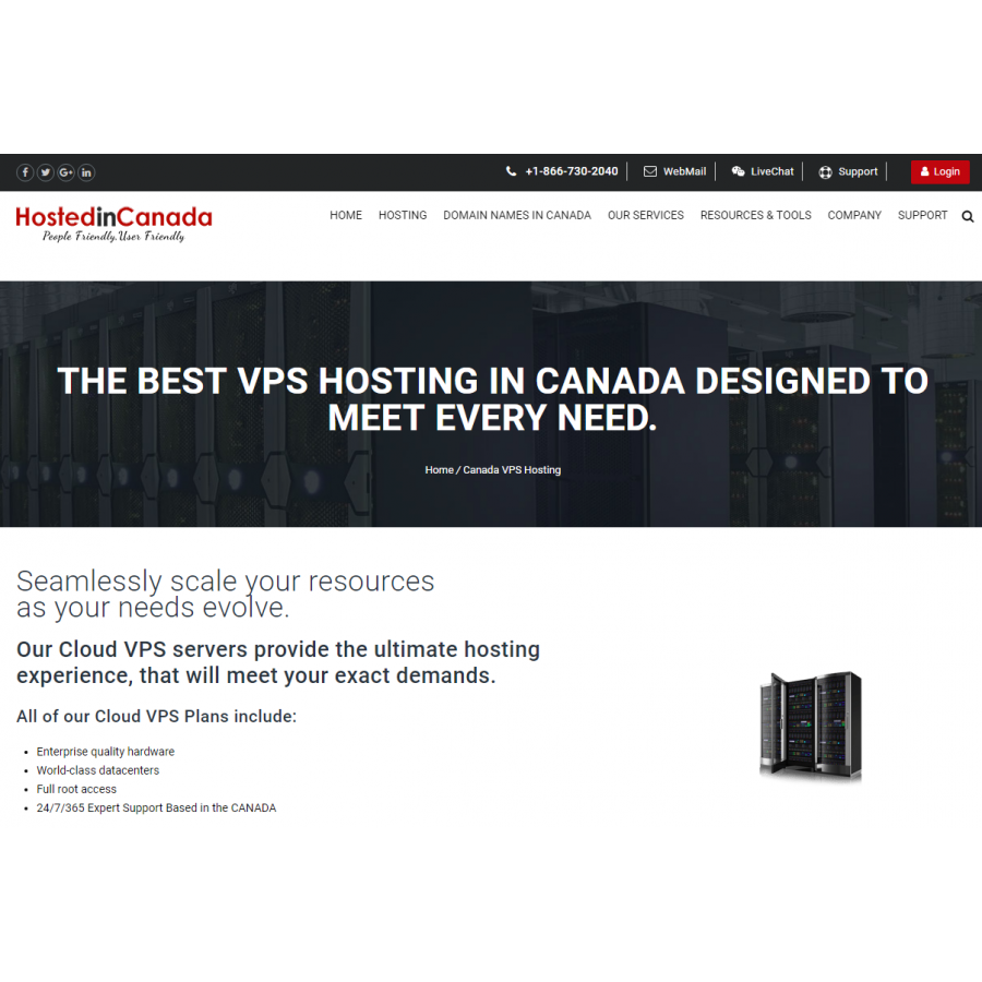 New Canadian VPS hosting offers by HostedinCanada.com